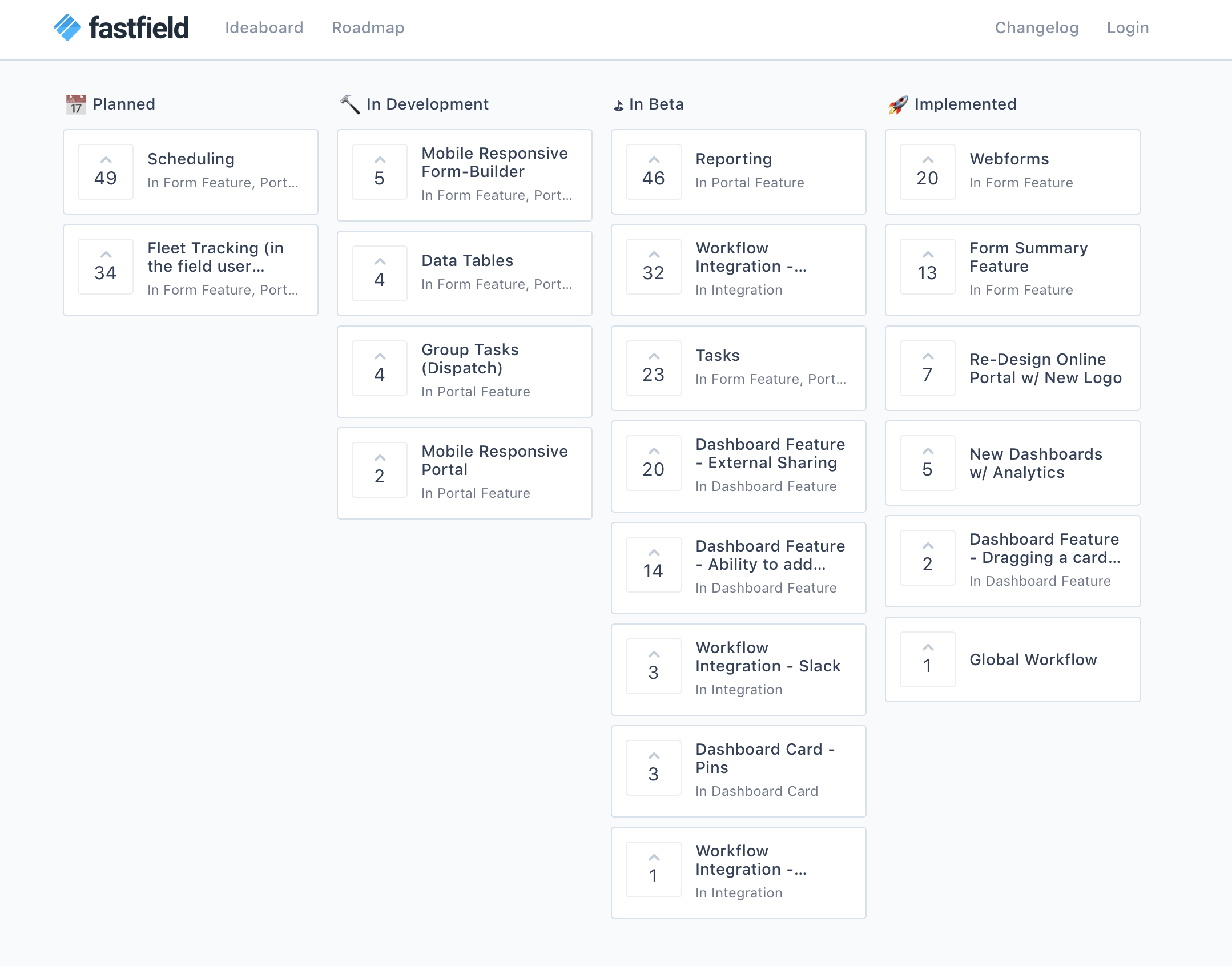 Does FastField have a public roadmap? – FastField Mobile Forms Help Center