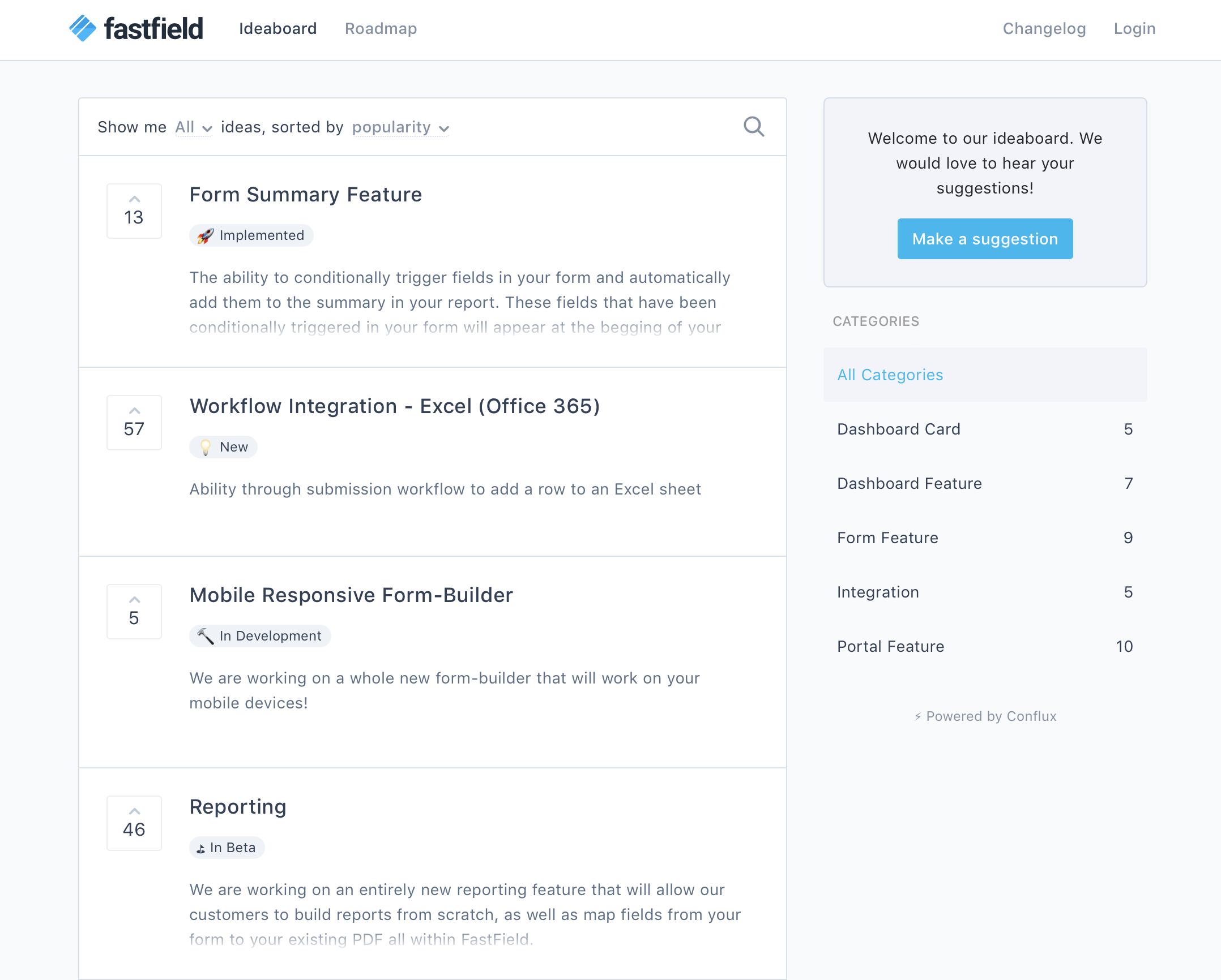 Does FastField have a public roadmap? – FastField Mobile Forms Help Center