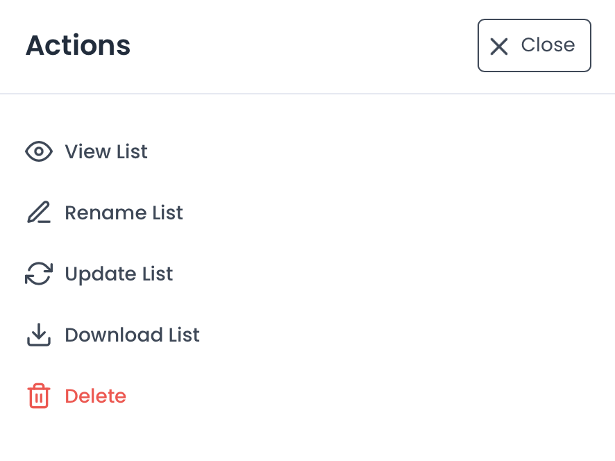 Deleting or updating a List – FastField Mobile Forms Help Center