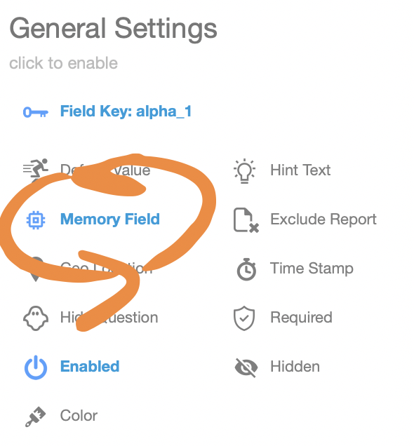 Memory Fields – FastField Mobile Forms Help Center