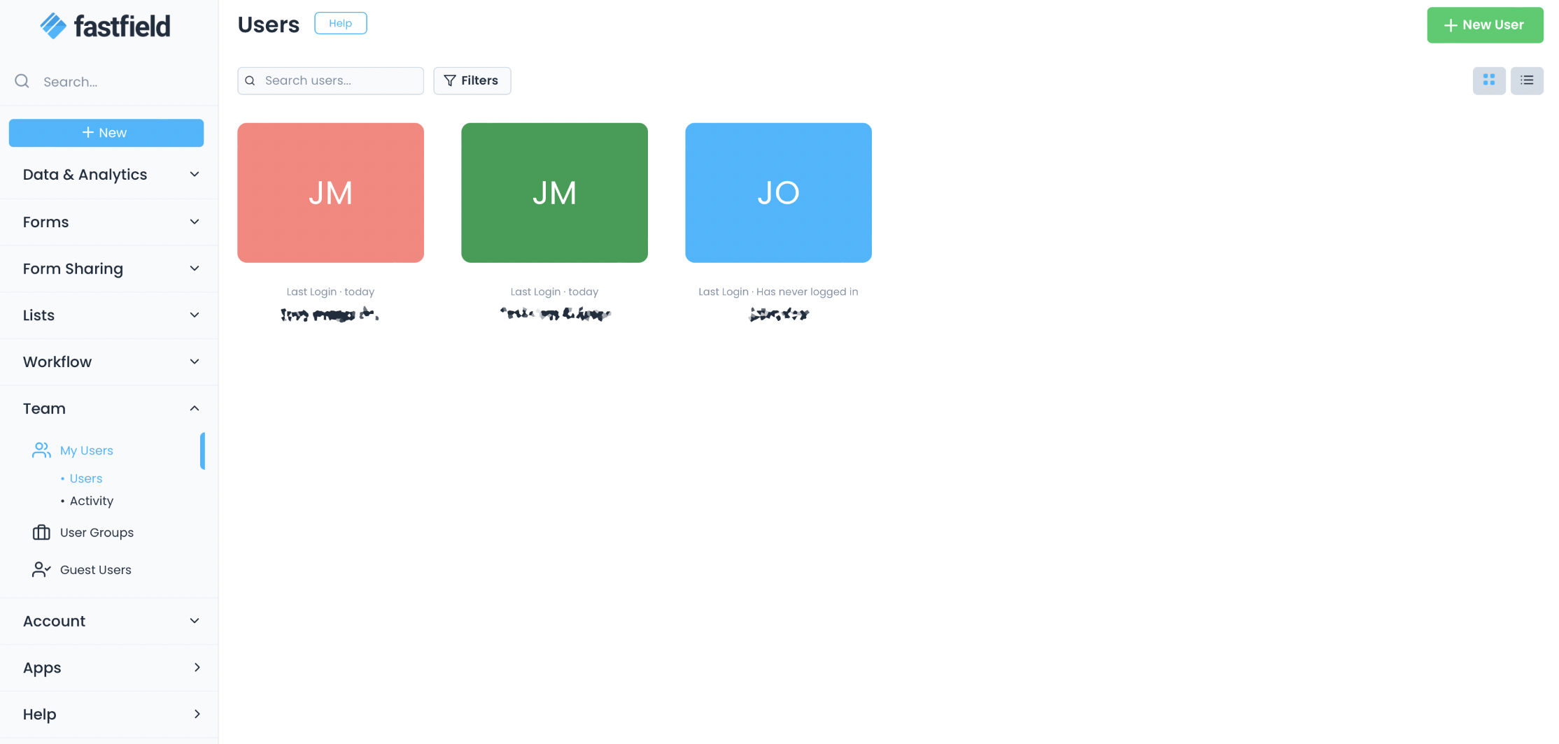 Adding a User – FastField Mobile Forms Help Center