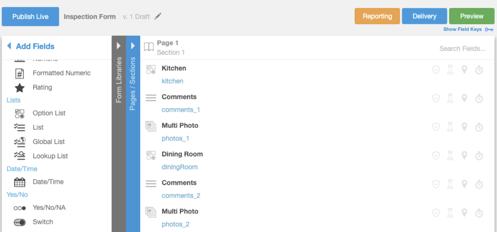 Conditionally Show Fields or Sections – FastField Mobile Forms Help Center