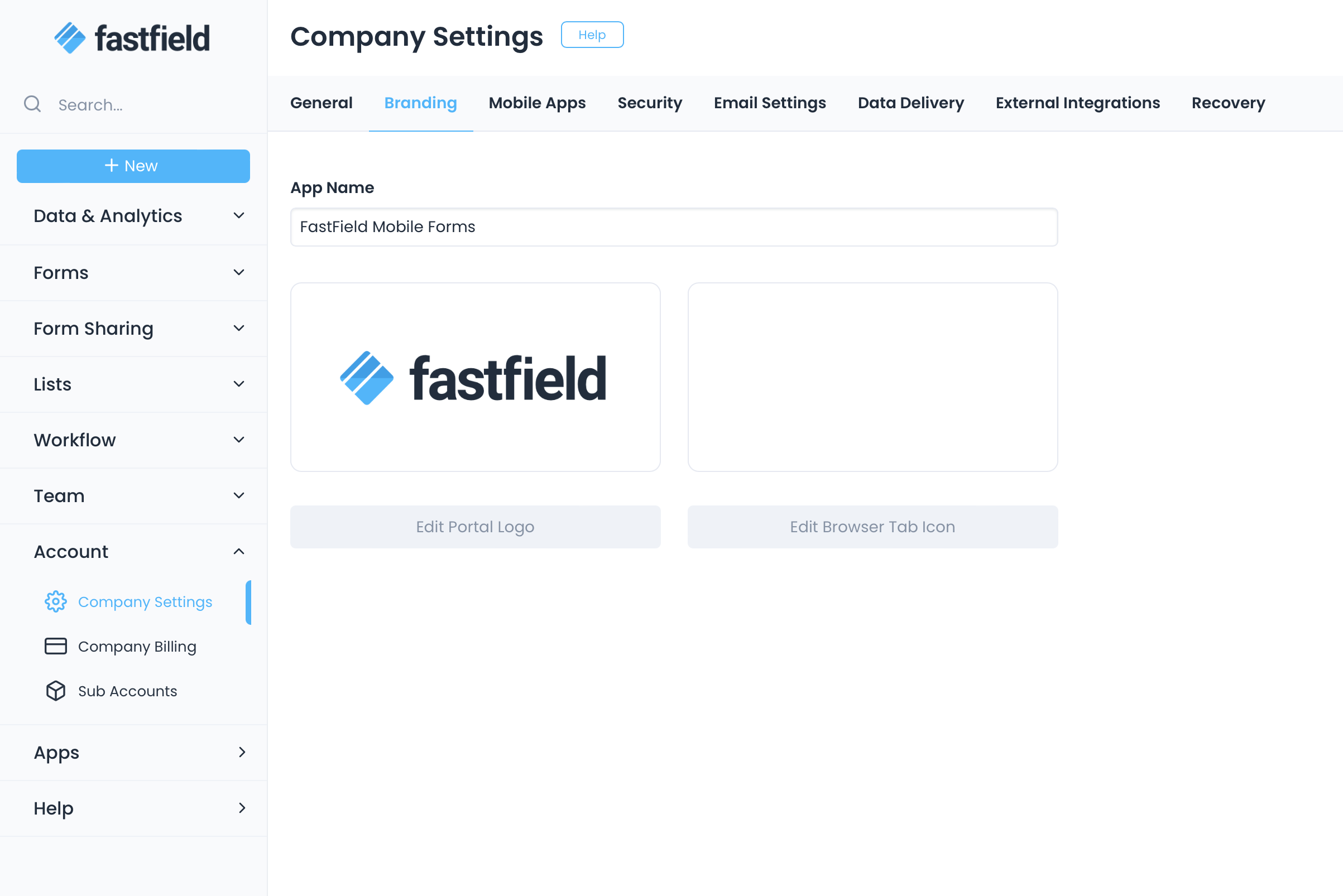 Adding Your Custom Logo – FastField Mobile Forms Help Center