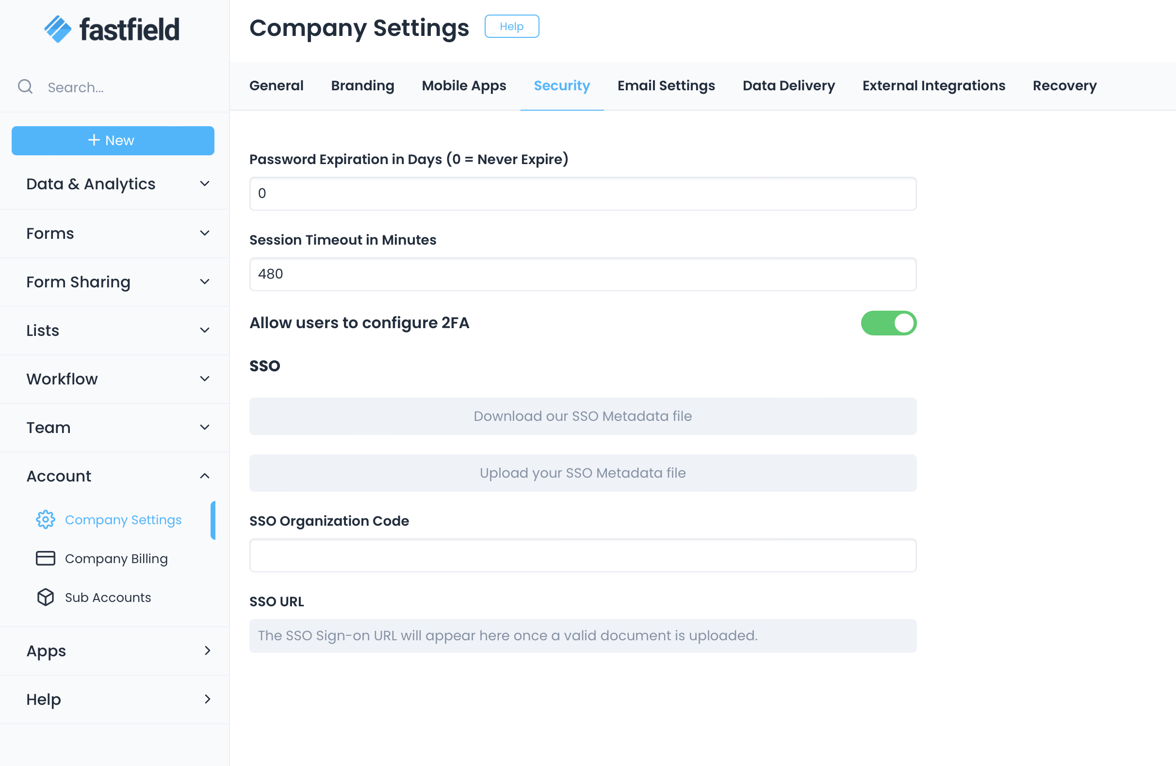 Does FastField support single sign on? – FastField Mobile Forms Help Center