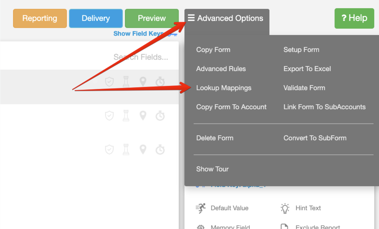 Lookup Mappings | Auto Populating Fields With Data – FastField Mobile Forms Help Center