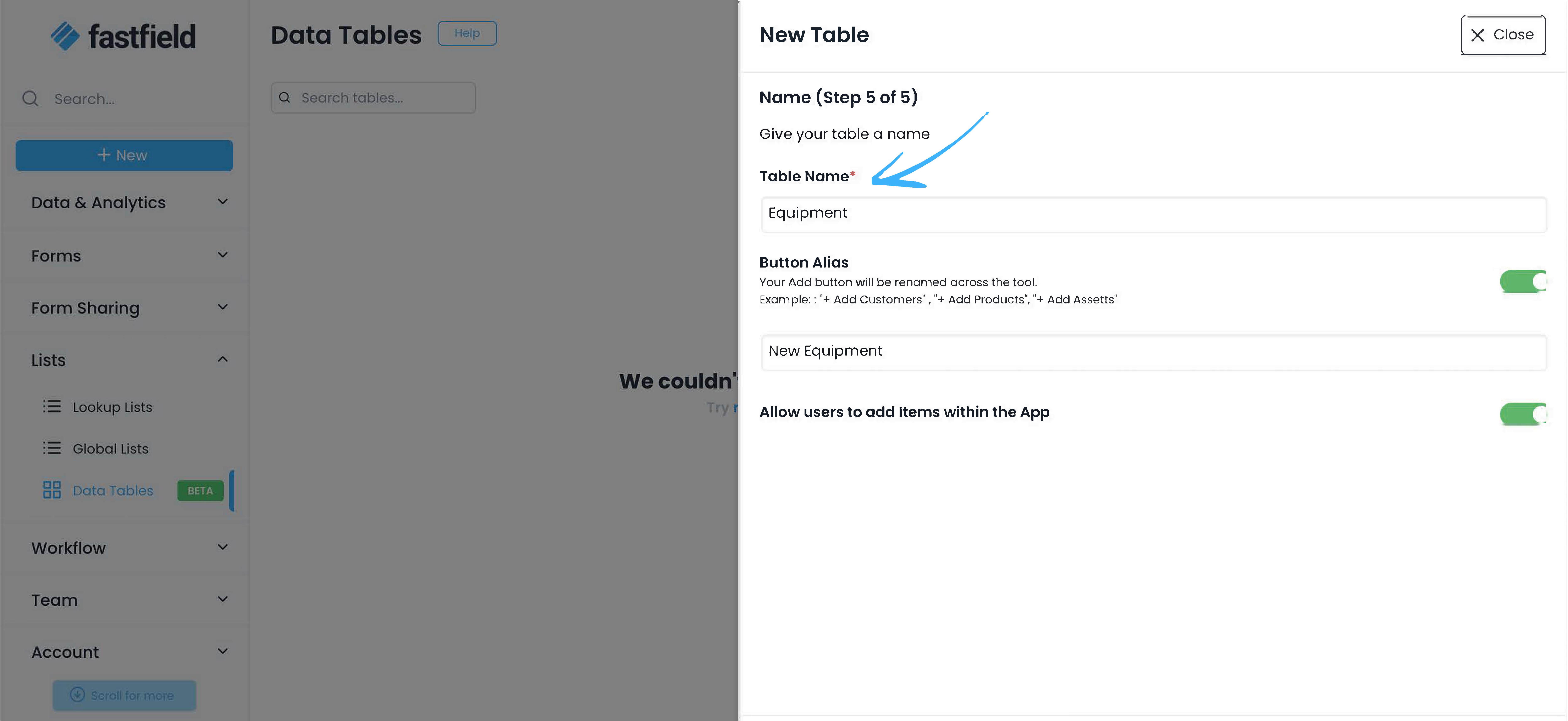 Data Tables – FastField Mobile Forms Help Center Data Tables – FastField Mobile Forms Help Center