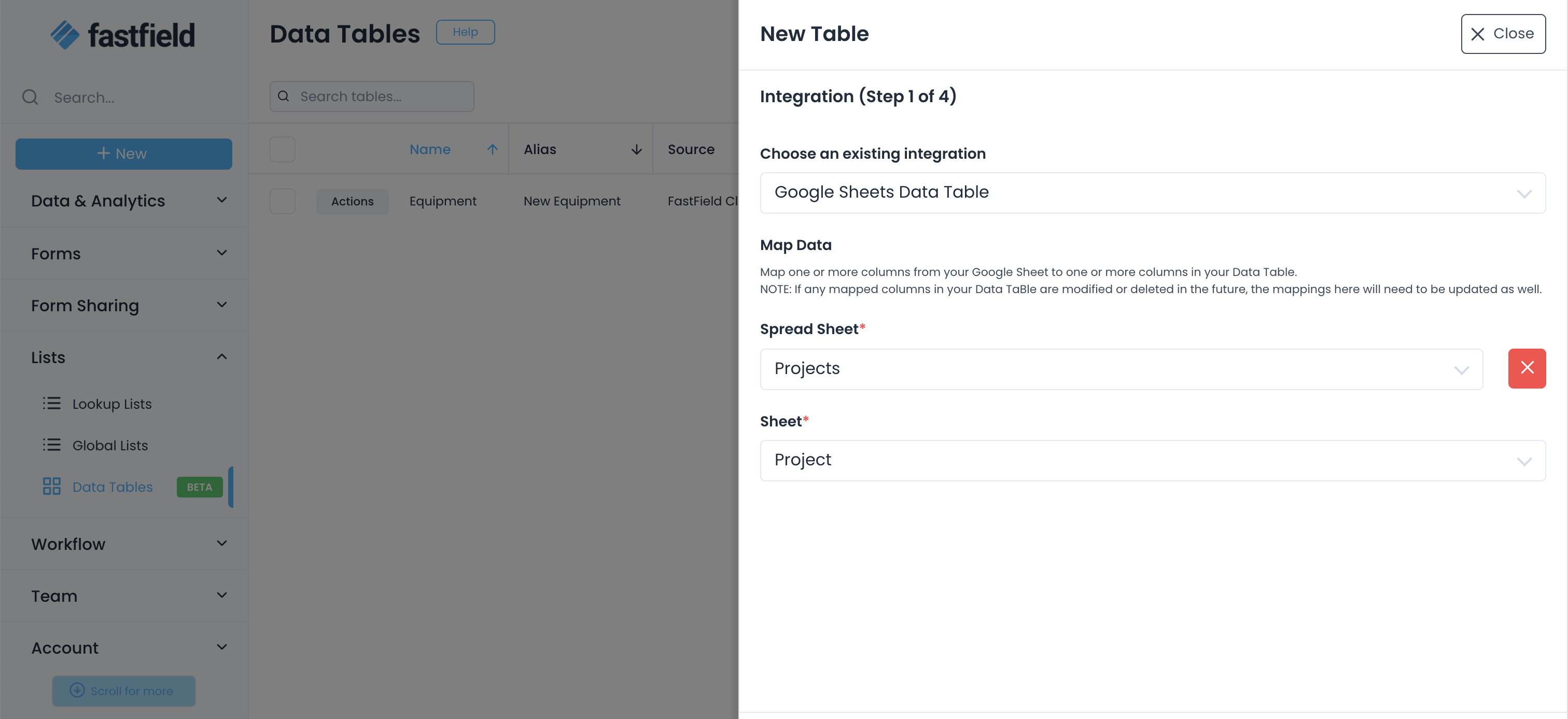 Data Tables – FastField Mobile Forms Help Center Data Tables – FastField Mobile Forms Help Center