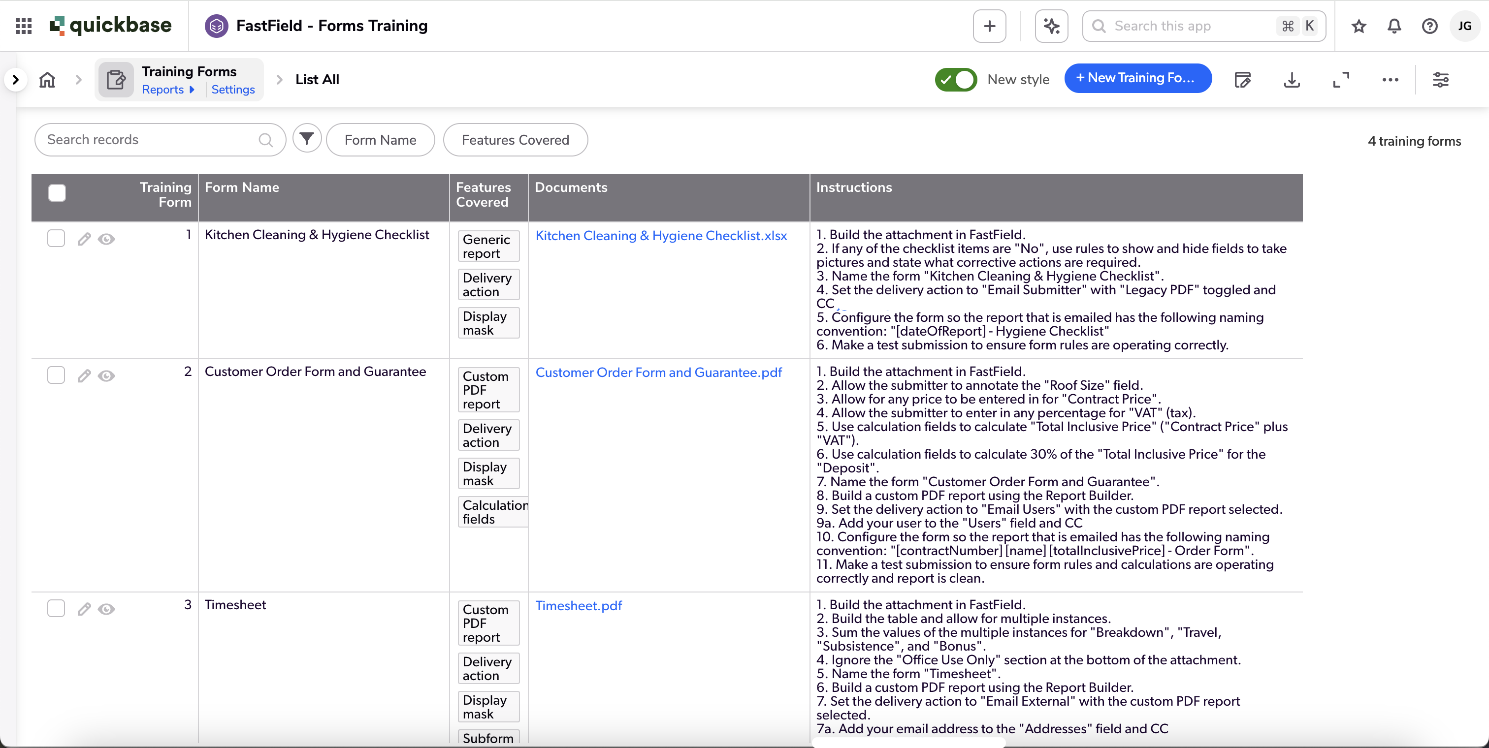 Data Tables: Filtering by Quickbase Records – FastField Mobile Forms ... Data Tables: Filtering by Quickbase Records – FastField Mobile Forms ...