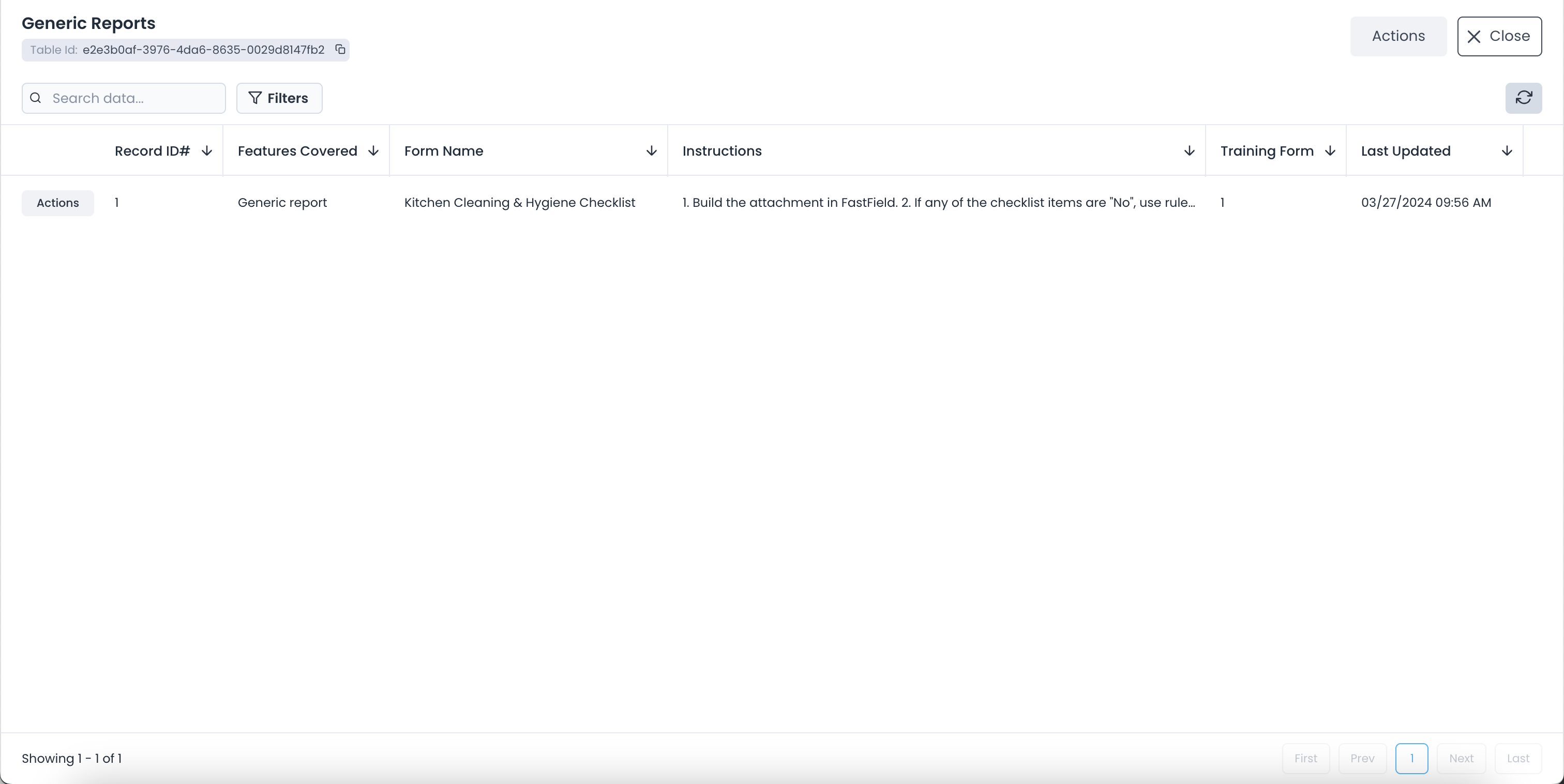 Data Tables: Filtering by Quickbase Records – FastField Mobile Forms ...
