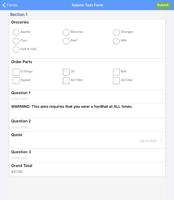Alert Type (Field Colors) – FastField Mobile Forms Help Center