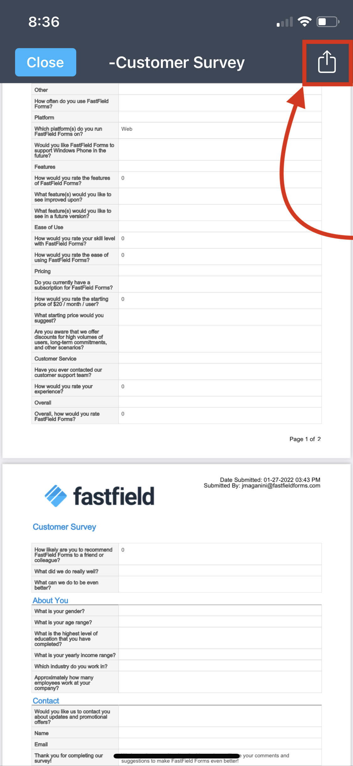 Printing Reports From Your Mobile Device – FastField Mobile Forms Help ...