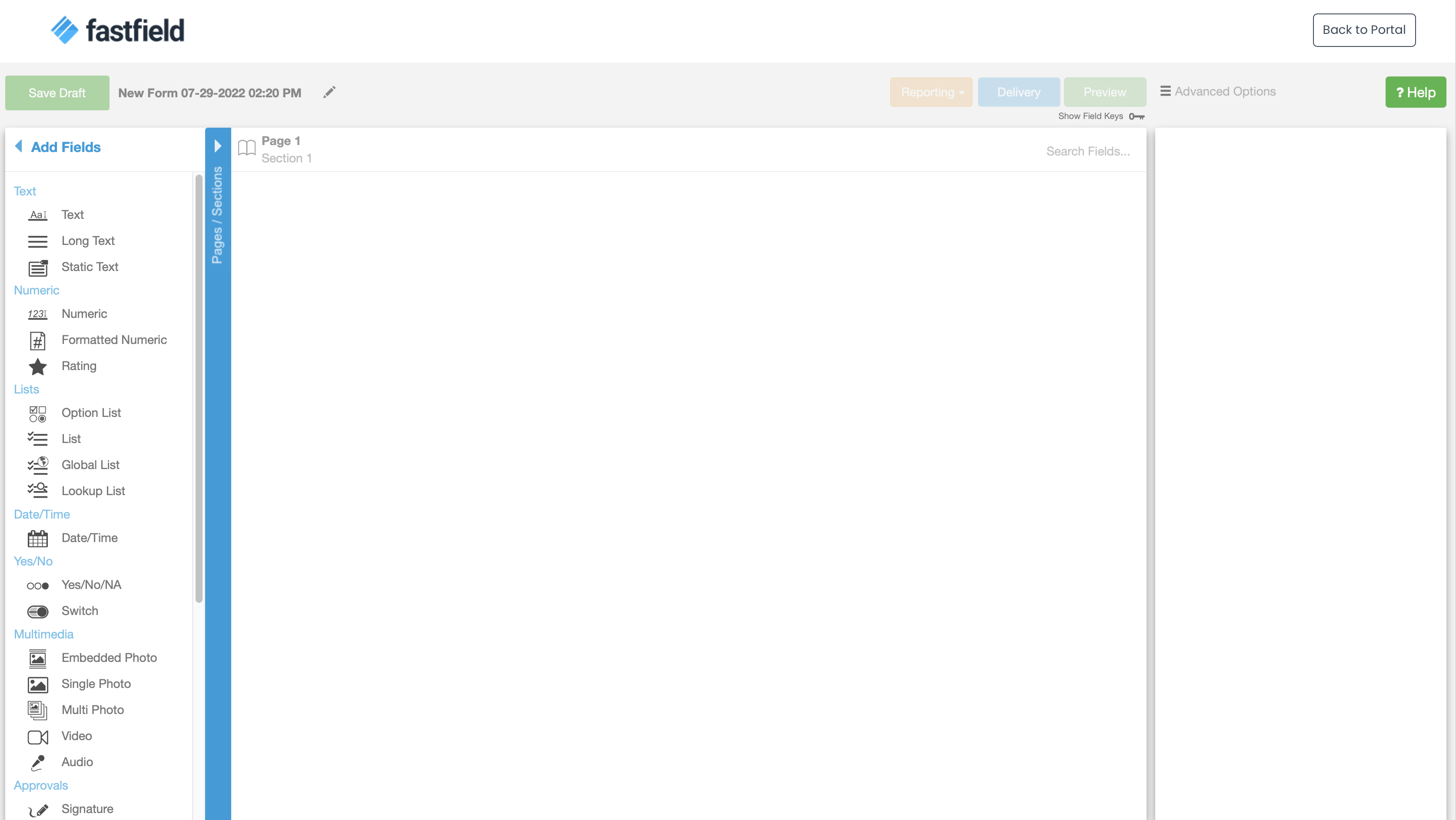 Using Pre-Built Sample Forms or Starting From Scratch – FastField ...